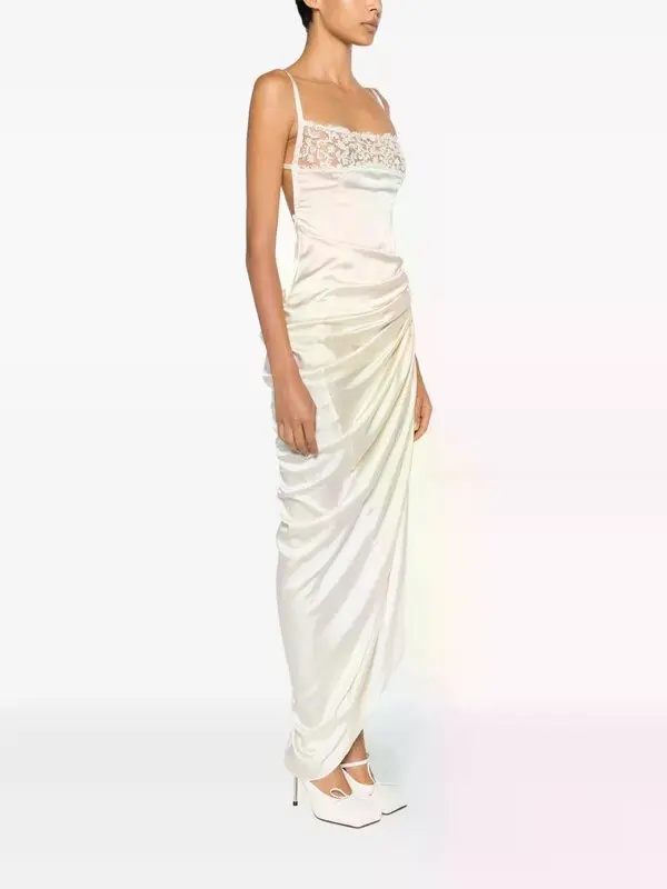 Jacquemus La Saudade Longue Brodée Maxi Dress