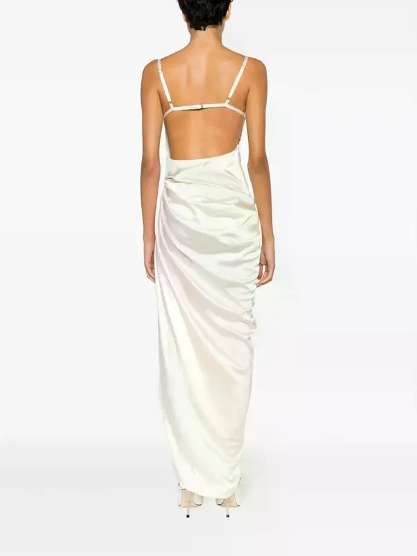 Jacquemus La Saudade Longue Brodée Maxi Dress