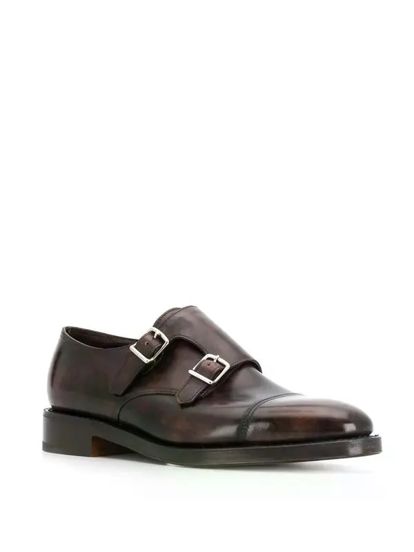 John Lobb Buckled Monk Strap Shoes