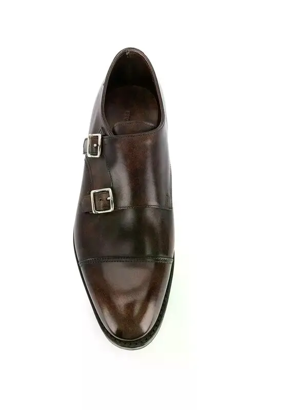 John Lobb Buckled Monk Strap Shoes