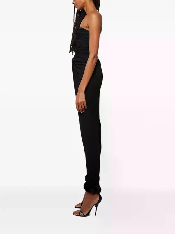 Saint Laurent Strapless Skinny Jumpsuit