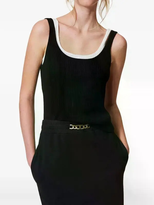 TWINSET Fitted Knit Top