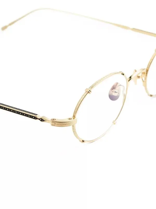 Matsuda Round-frame Glasses - Gold