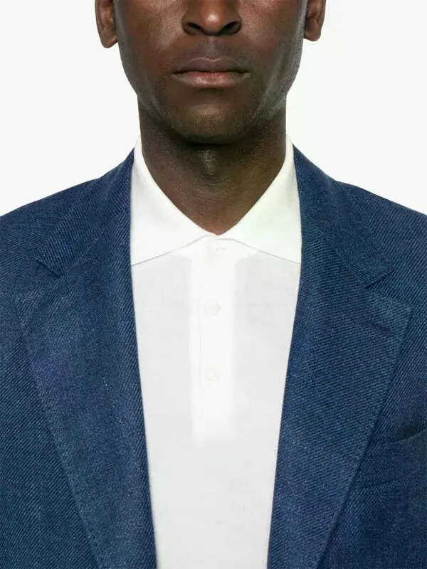 Brunello Cucinelli Single-breasted Tailored Blazer - Blue