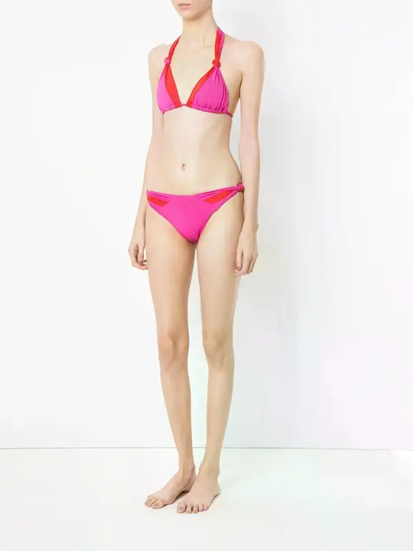 AMIR SLAMA Panelled Bikini Set