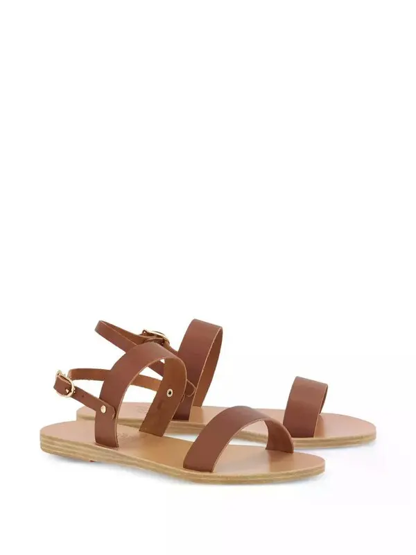 ANCIENT GREEK SANDALS Clio Flat Sandals - Brown