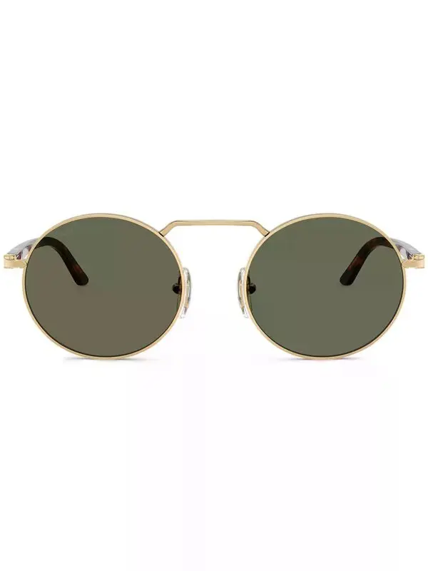 Persol Round-frame Sunglasses - Gold