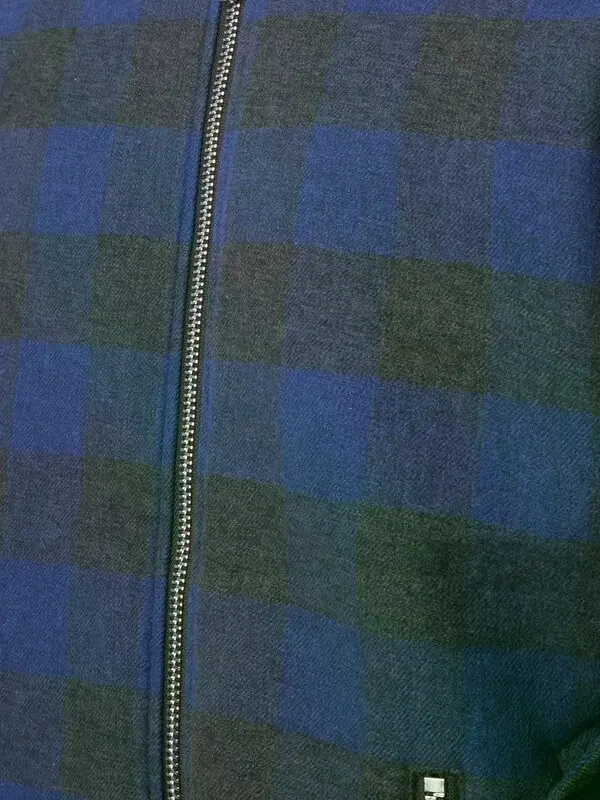 MOSTLY HEARD RARELY SEEN Plaid Bomber Jacket - Black
