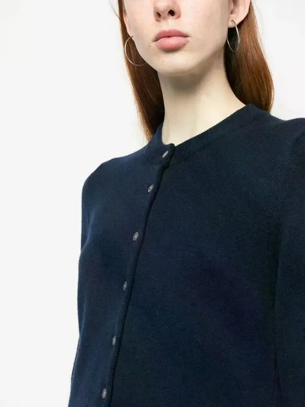 PAULA A-line Knitted Dress - Blue