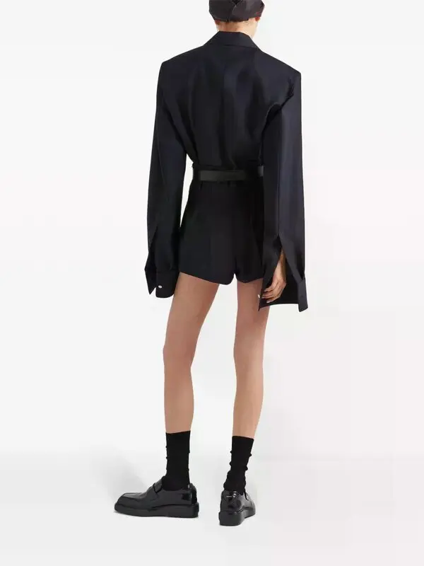 Prada Single-breasted Mohair Shirt Jacket