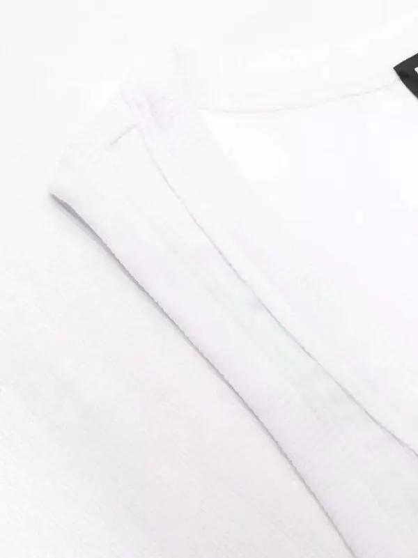 Dsquared2 Ribbed Cotton Tank Top - White