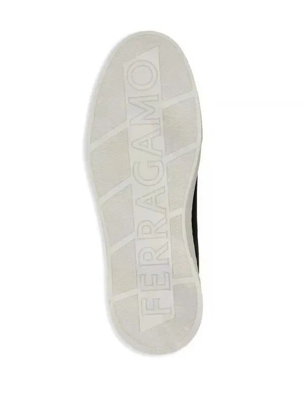 FERRAGAMO Low-top Sneakers With Monogram Jacquard