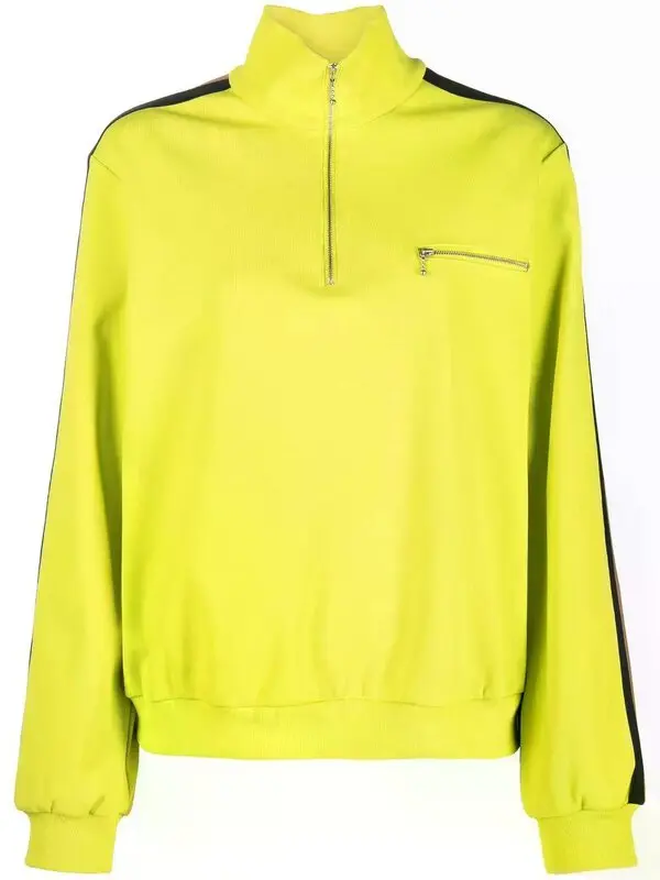 Tory Burch Side Stripe Detail Sweatshirt - Green