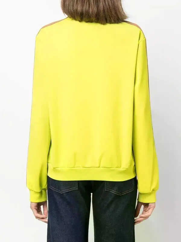 Tory Burch Side Stripe Detail Sweatshirt - Green