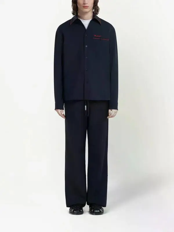 Marni Straight-leg Wool Trousers