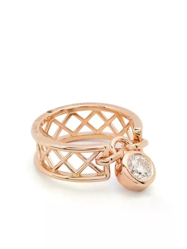 COURBET 18kt Recycled Rose Gold Ring With 0.50ct Laboratory-grown Diamond - Pink