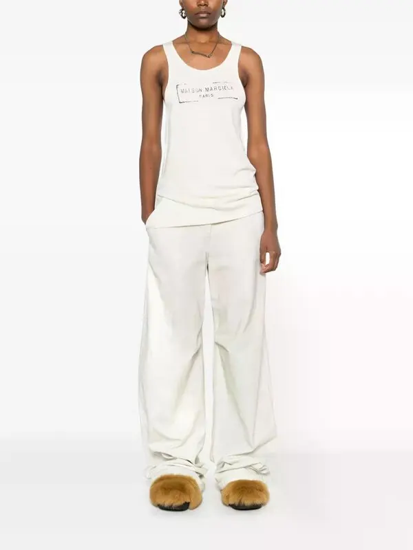 MAISON MARGIELA Logo-print Tank Top