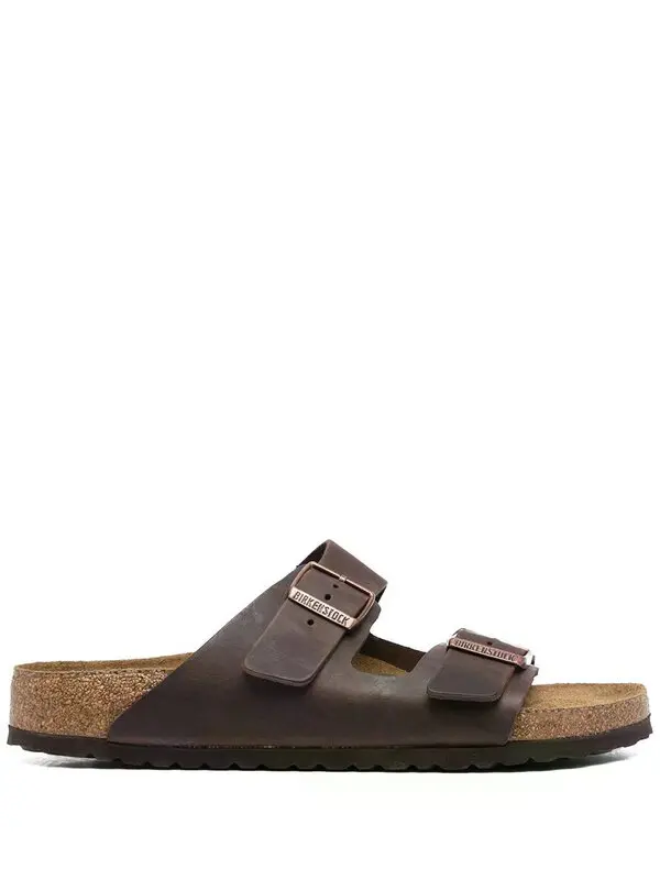 BIRKENSTOCK Arizona Leather Sandals - Brown
