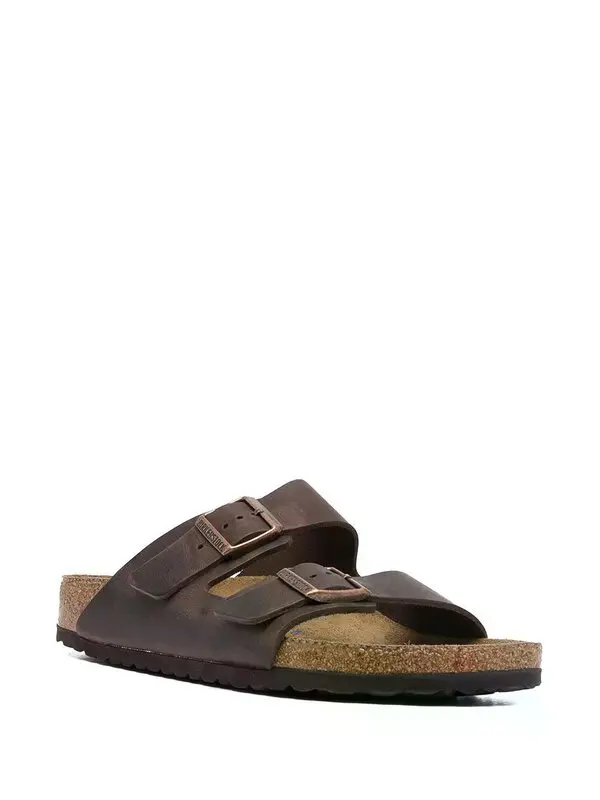 BIRKENSTOCK Arizona Leather Sandals - Brown