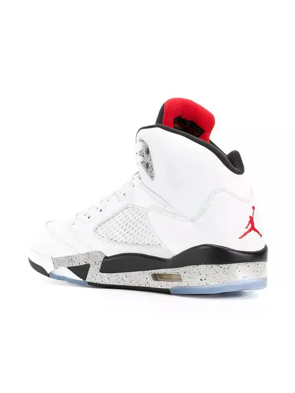 JORDAN Air 5 Retro Cement Sneakers - White