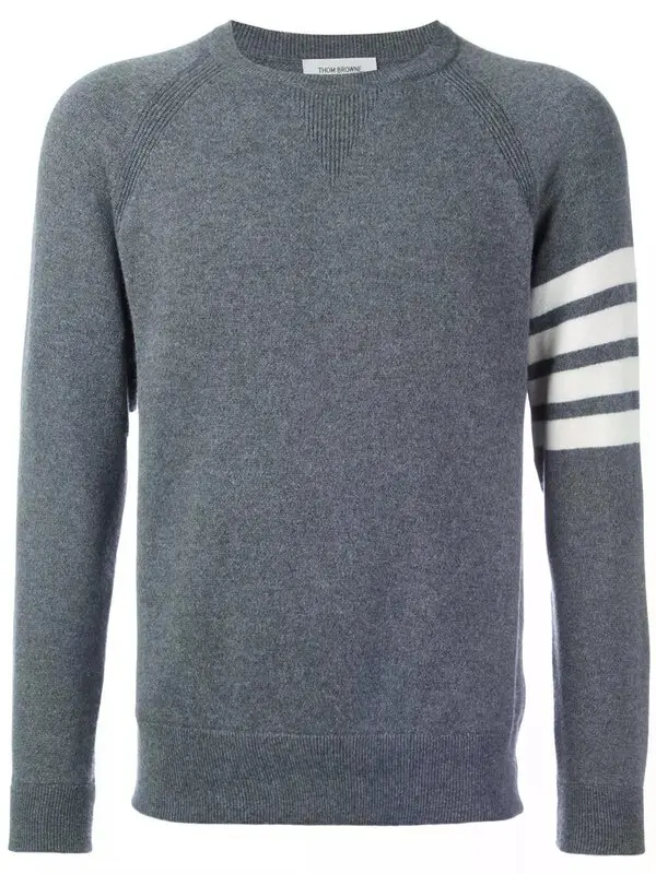 Thom Browne 4-bar Crew Neck Cashmere Jumper