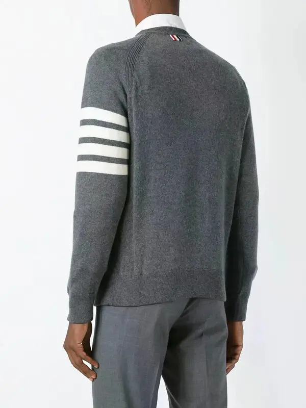 Thom Browne 4-bar Crew Neck Cashmere Jumper