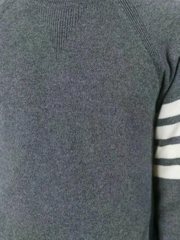 Thom Browne 4-bar Crew Neck Cashmere Jumper
