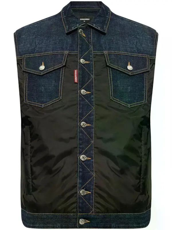 Dsquared2 Logo Tag Gilet - Black