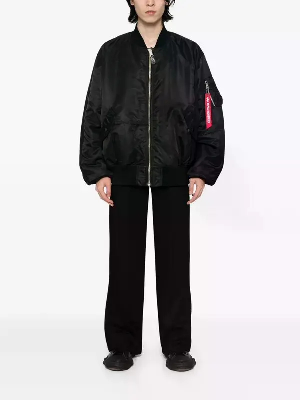 MASTERMIND WORLD X Alpha Industries Bomber Jacket - Black