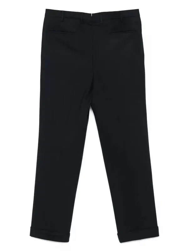 DELL'OGLIO Tapered Wool-blend Trousers