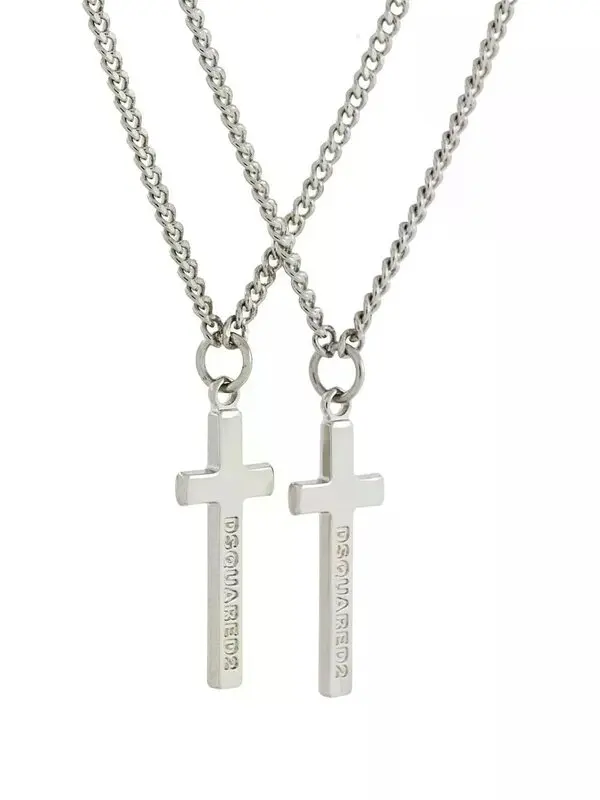 Dsquared2 Double Cross Necklace