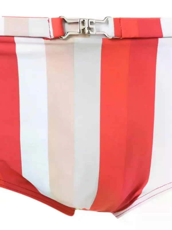 AMIR SLAMA Striped Swim Briefs