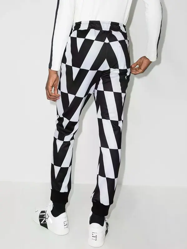 Valentino Garavani Optical Tapered Track Pants