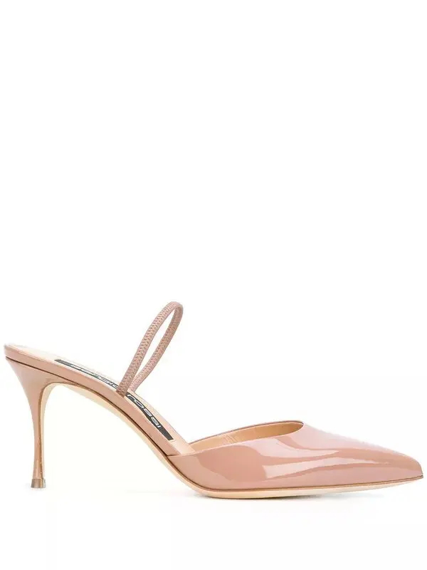 SERGIO ROSSI Godiva 75mm Pumps - Neutrals