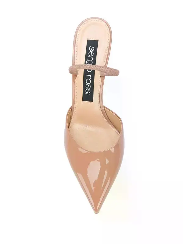 SERGIO ROSSI Godiva 75mm Pumps - Neutrals