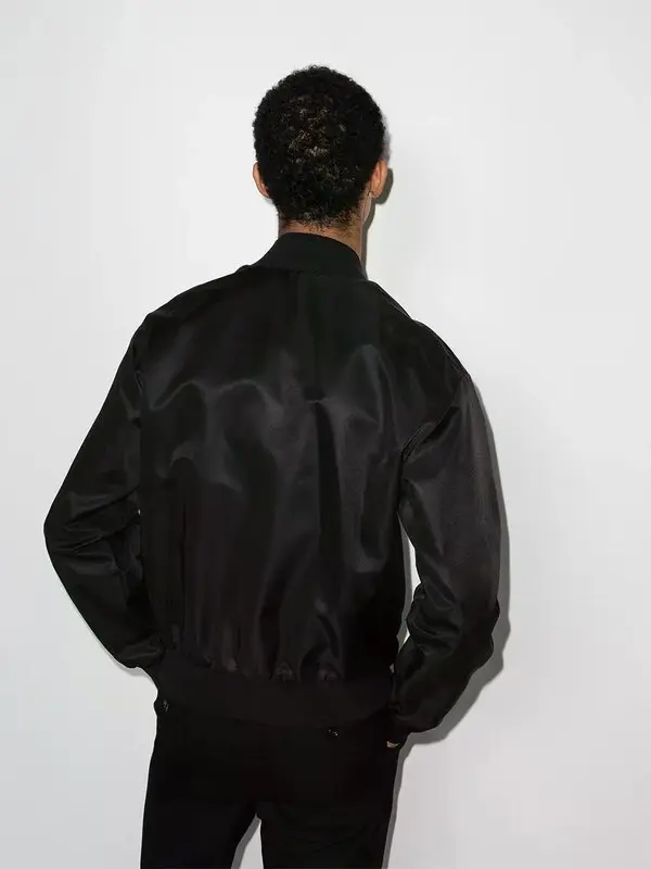 Dolce & Gabbana Logo Plaque Bomber Jacket
