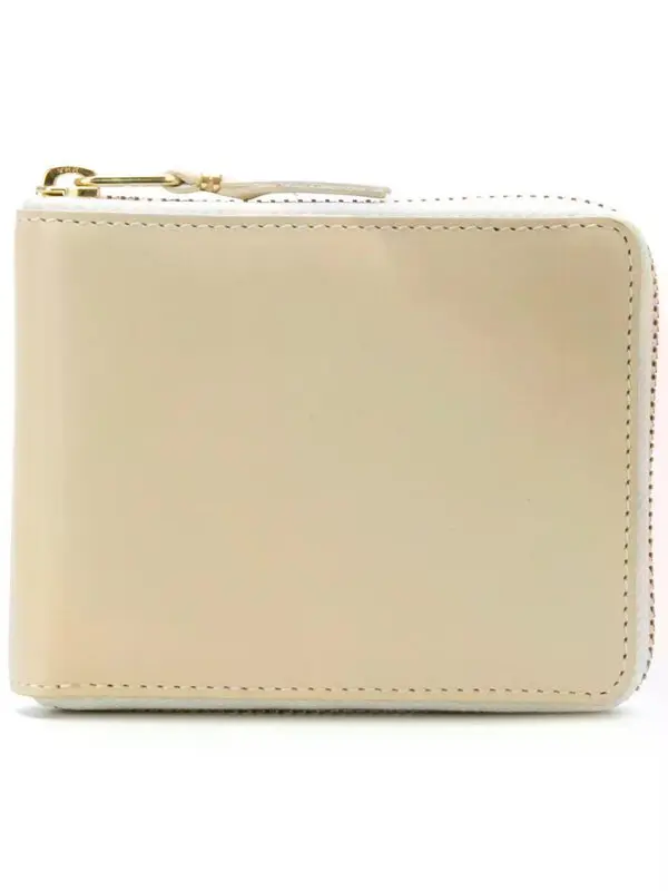 Comme Des Garçons Classic Zip Around Wallet - Neutrals