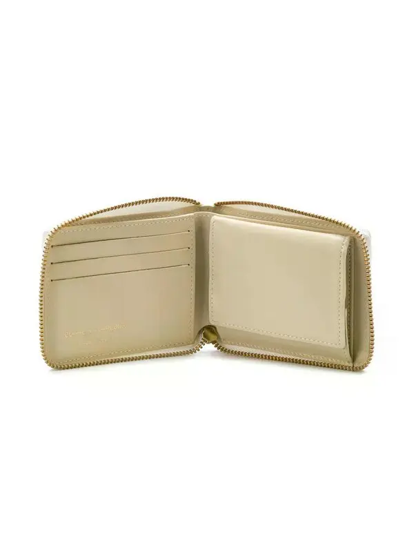 Comme Des Garçons Classic Zip Around Wallet - Neutrals