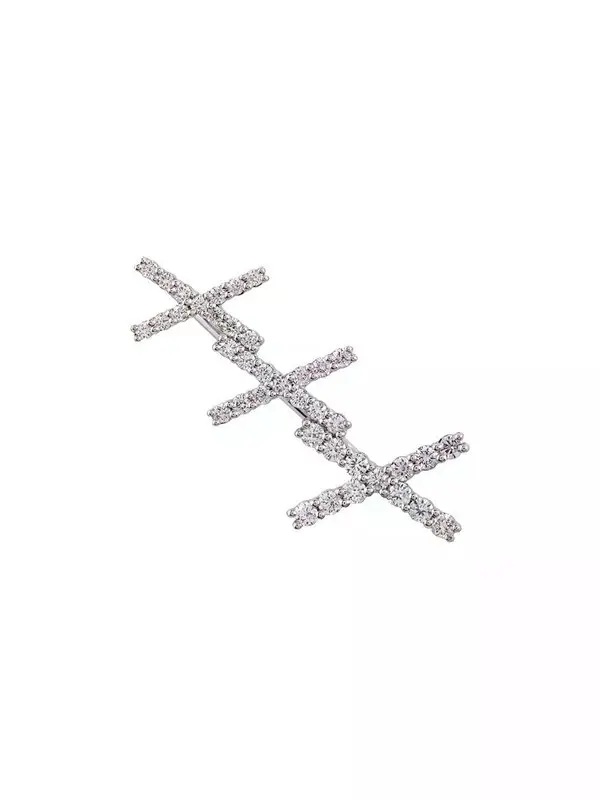 ALINKA 18k White Gold Katia Diamond Right Ear Cuff - Metallic