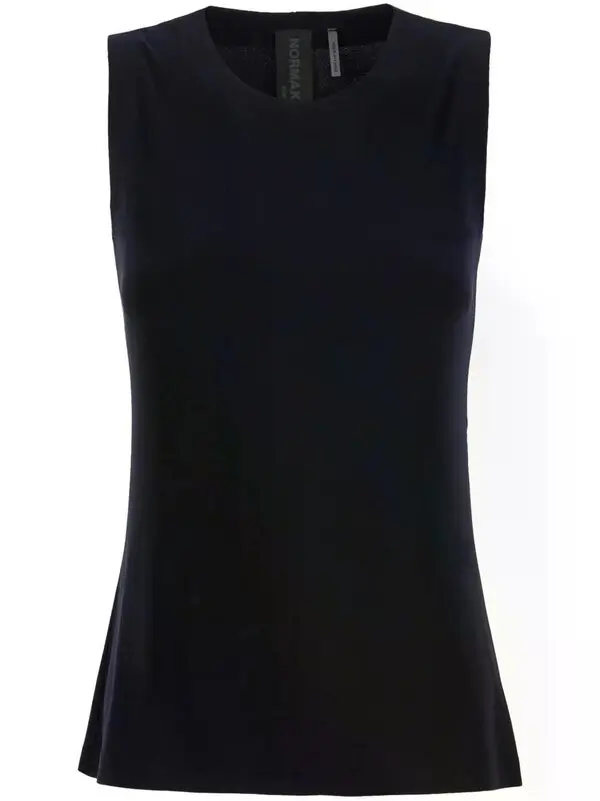 Norma Kamali Crew-neck Tank Top - Blue