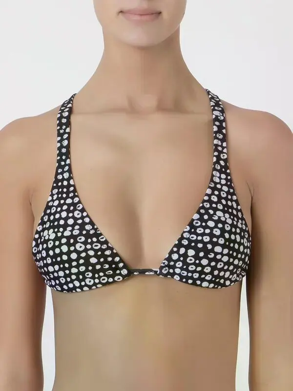 AMIR SLAMA Graphic-print Bikini Top