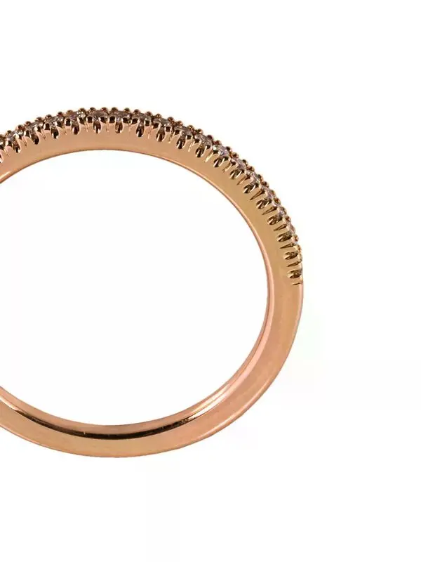 ALINKA 18 Kt Rose Gold Diamond Pave Ring