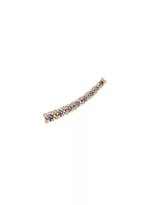 ALINKA Small Dasha Diamond Slider Left Earring - Pink