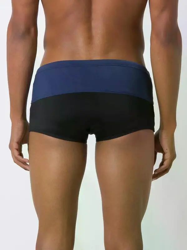 AMIR SLAMA Two-tone Swim Trunks