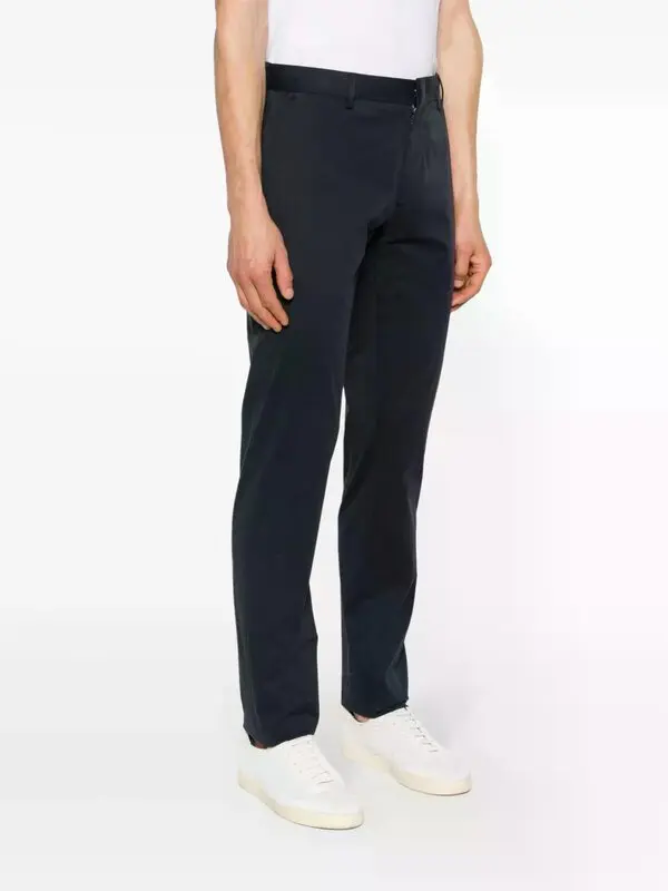Zegna Mid-rise Twill Chino Trousers