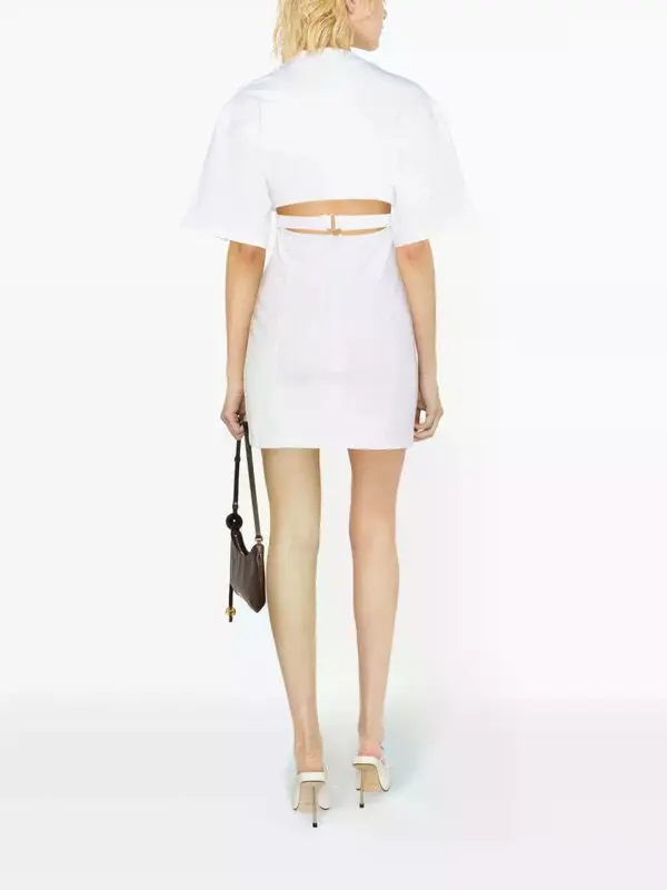 Jacquemus La Robe T-shirt Bahia Minidress - White