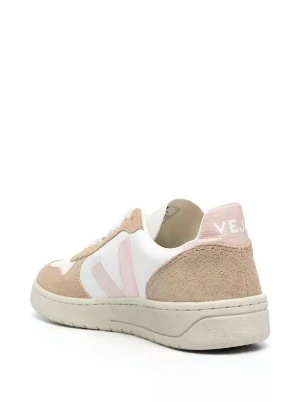 VEJA V-10 Chromefree Leather Sneakers