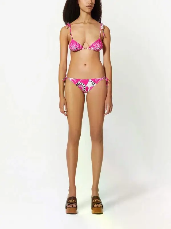 Valentino Garavani Archive Manifesto Bikini Set