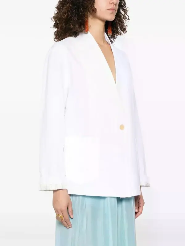 FORTE_FORTE Twill-weave Blazer