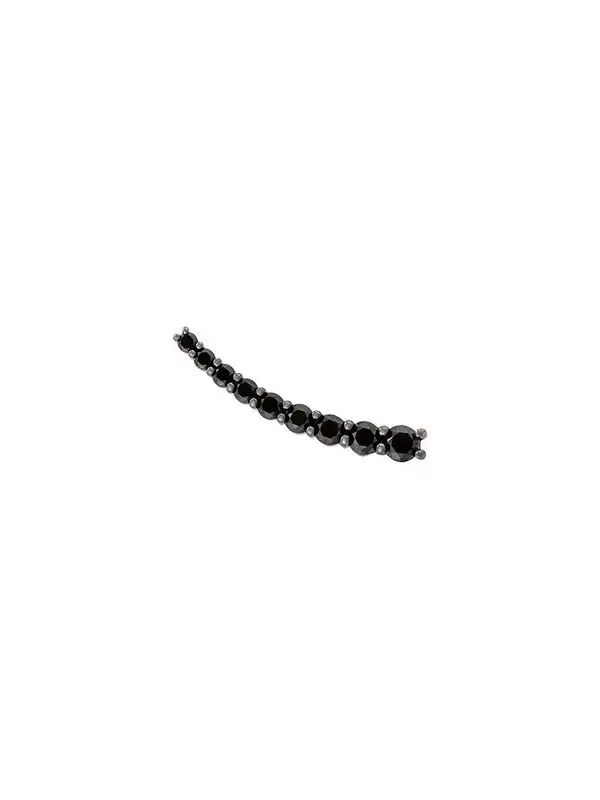 ALINKA Dasha Black Diamond Left Side Large Slider Earring - Metallic